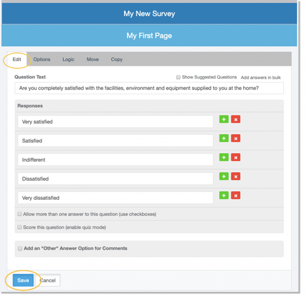 Survey Templates - Surview Help