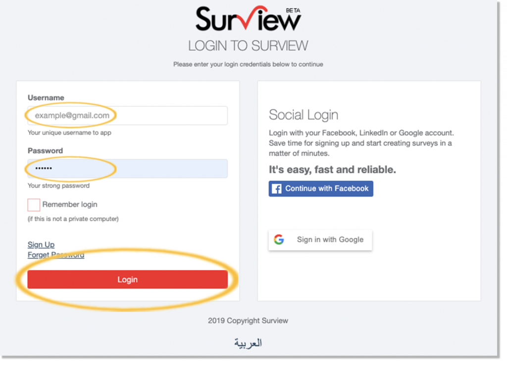 Survey Templates - Surview Help